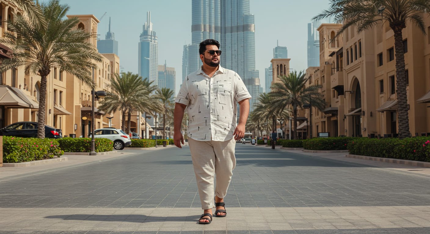 How Influencers Are Changing Plus-Size Men’s Fashion in Dubai?